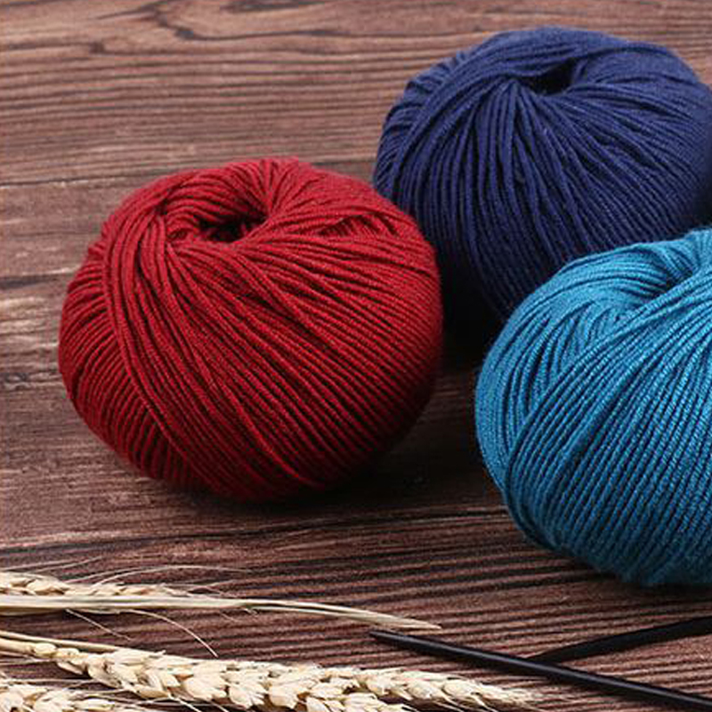 Wholesale small spherical packing wool yarn